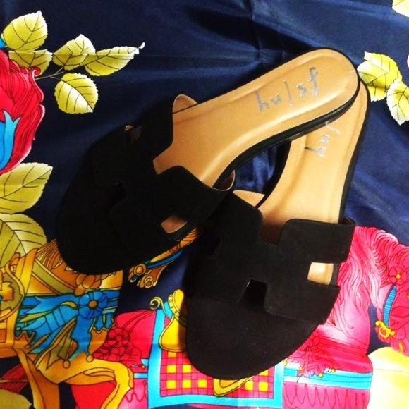 French Sole | Shoes | French Sole Fsny Alibi Black Suede H Cut Out ...